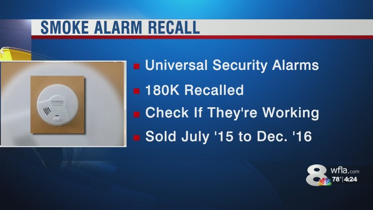 Smoke alarm recall - YouTube