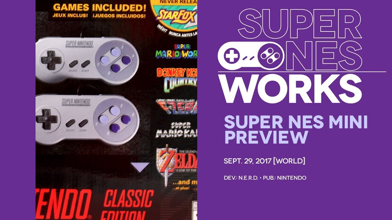 Super NES Classic Edition preview: Future-retrospective | Super NES ...