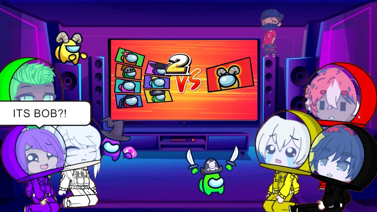 Among Us React To MINI IMPOSTOR VS ALL! (Among Us Animation) Gacha Life ...