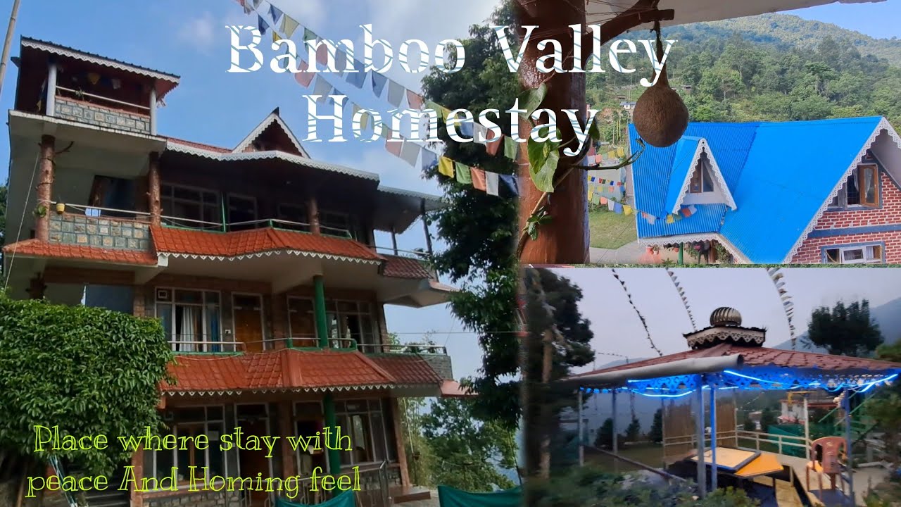 Bamboo Valley Homestay,Upper Pabong Baider Goan At Kalimpong!Hindi vlog ...