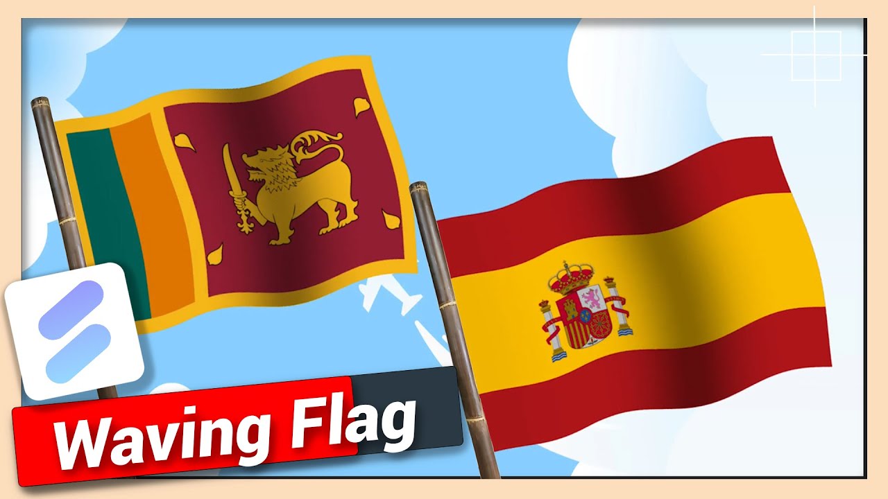 Add Animated Waving Flags | Spring Video Editing Tutorial - YouTube