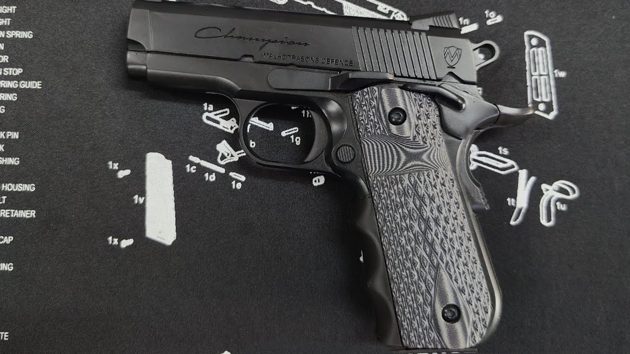 MSD. 45 CHAMPION FIRING TEST #1911 #.45 #pistol #msd #fingermount #grip ...