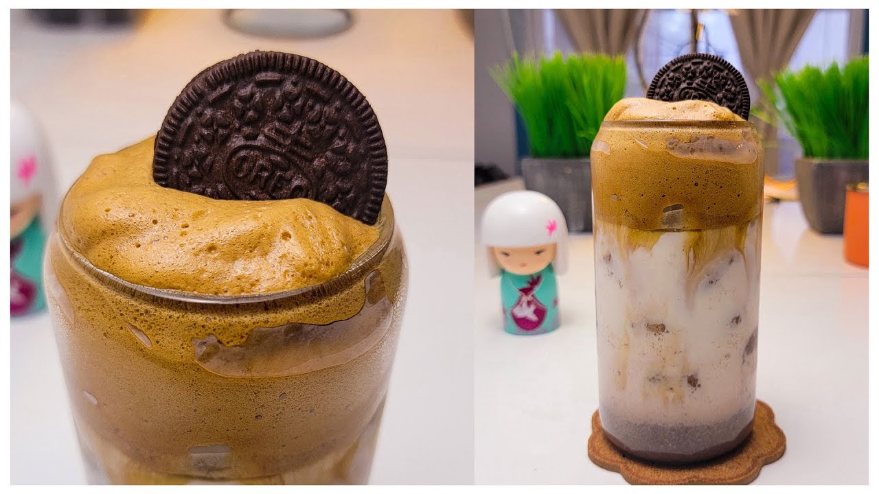 Oreo Dalgona Latte Recipe - YouTube