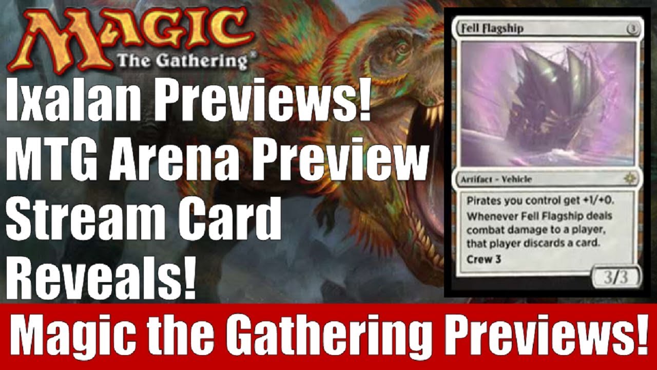 MTG Ixalan Previews! MTG Arena Preview Stream Cards! - YouTube