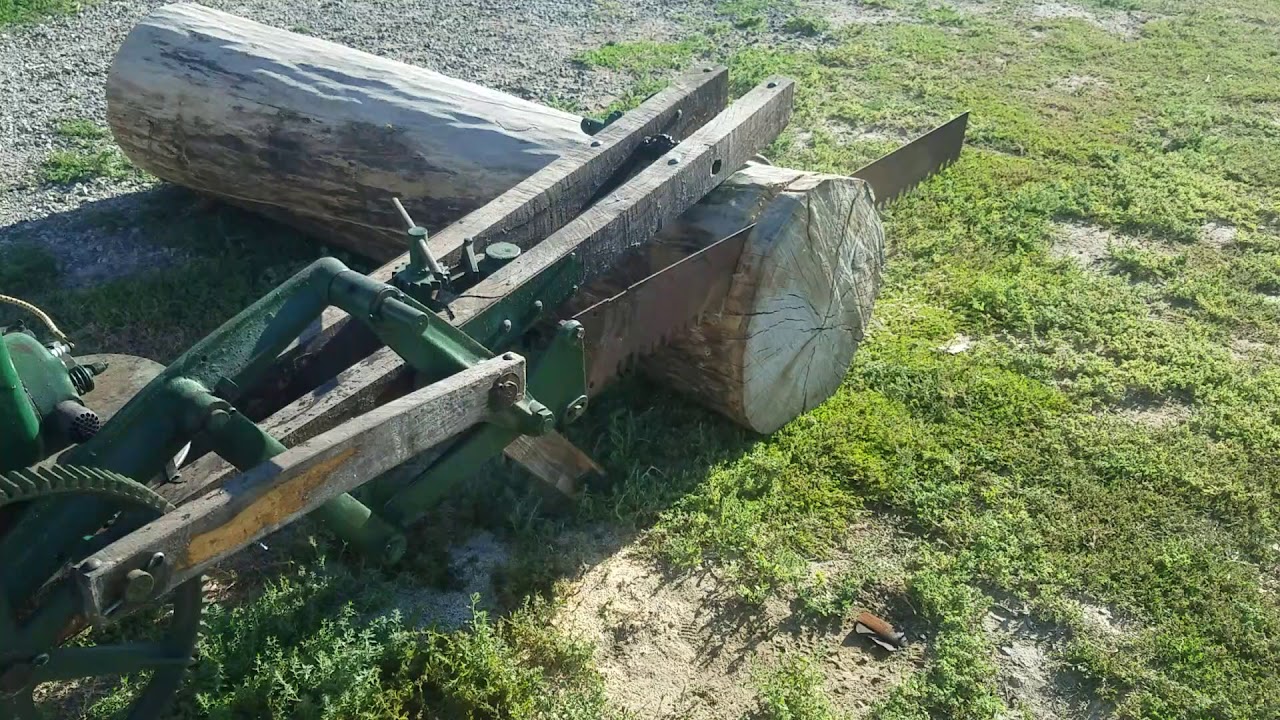 Witte drag saw test cut - YouTube