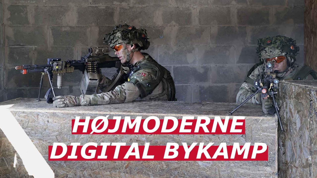 Danske soldater øver højdigital bykamp i Sverige - YouTube