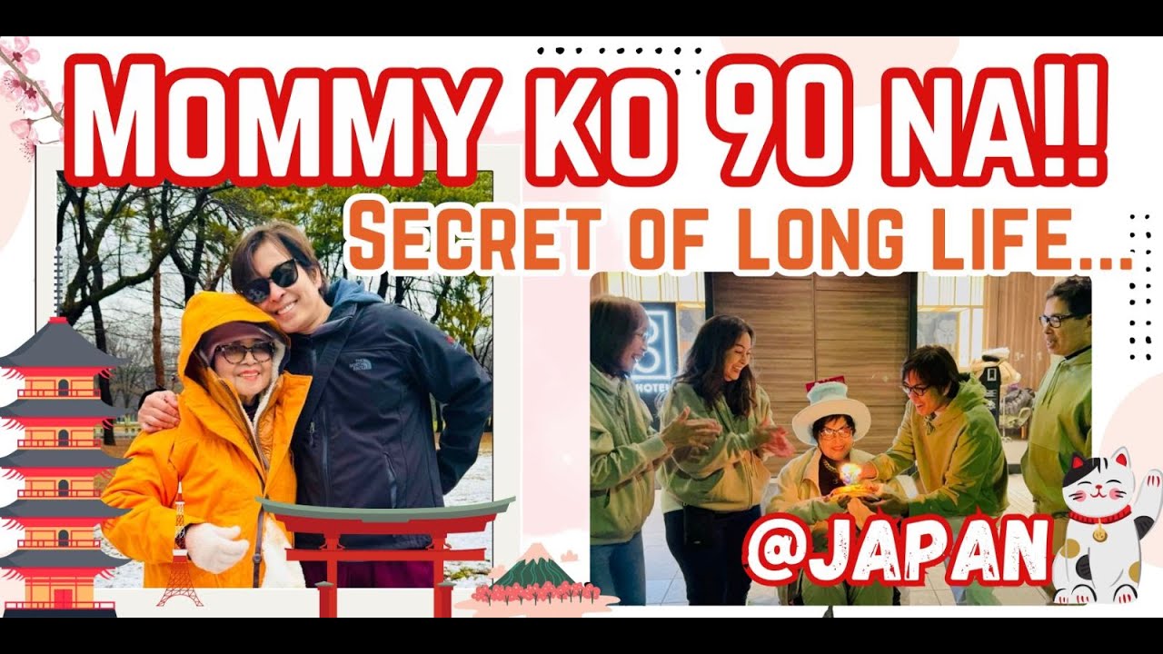 Mommy ko 90 years old na!!! Secret of long life - YouTube