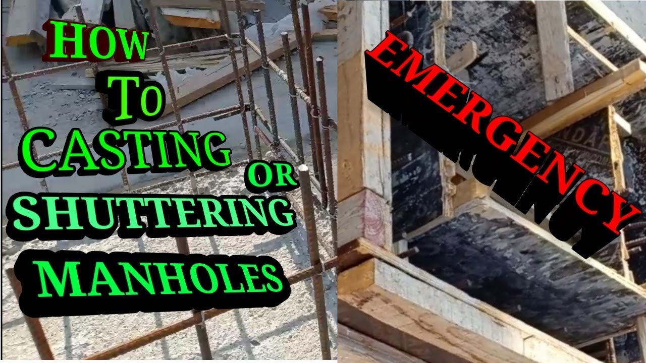 HOW TO CASTING OR SHUTTERING THE MANHOLES - YouTube