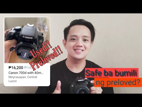 How to Buy Preloved Gadget | Bumili Ako Ng Preloved Canon 700D - YouTube