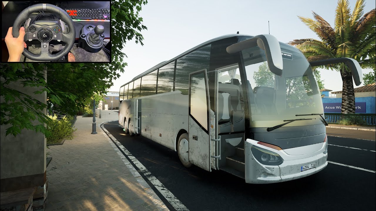 Realistic Bus Driving - Tourist Bus Simulator || Logitech G920 Gameplay ...