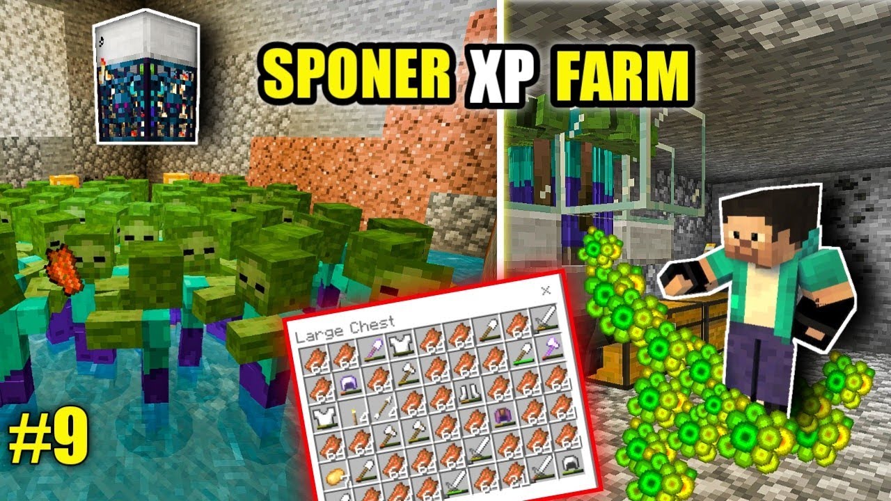 I MADE NEW SPONER XP FARM || MINECRAFT SURVIVAL SERIES #9 - YouTube