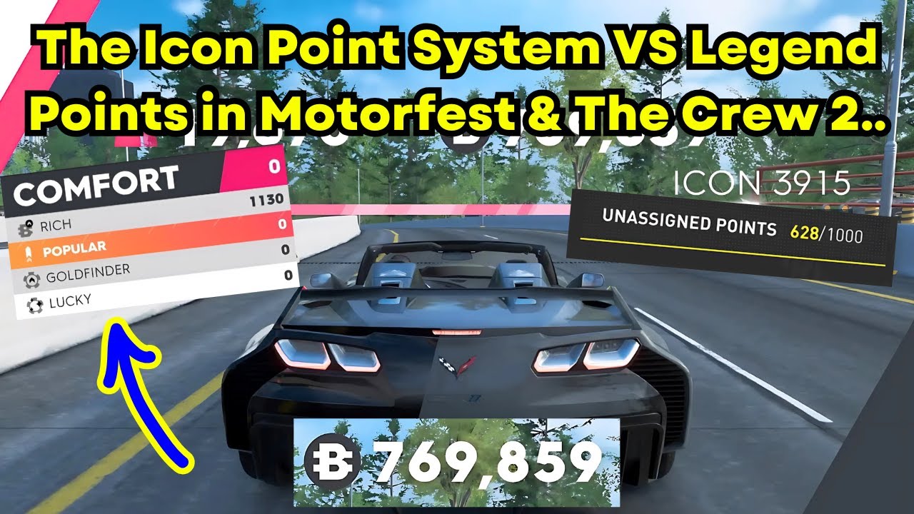 The Legend Point VS Icon Point System in Motorfest & The Crew 2… One is ...