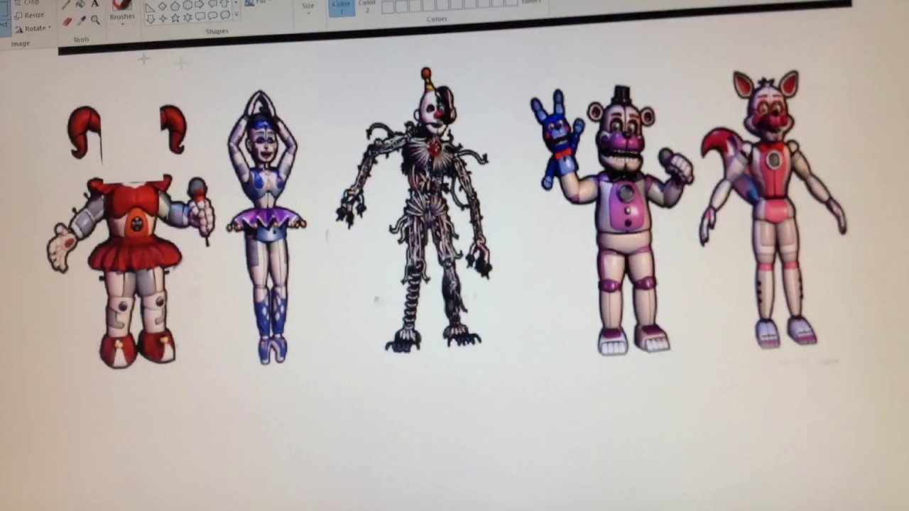 Speed edit FNAF SL normal custom night - YouTube