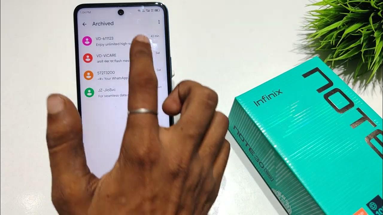 How to unhide message in Infinix note 30 pro, 30i | Infinix note 30 me message hide kaise kare ...