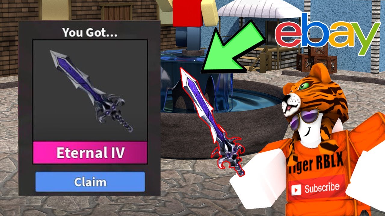 Buying The GODLY ETERNAL IV From Ebay!! (Roblox Murder Mystery 2) - YouTube