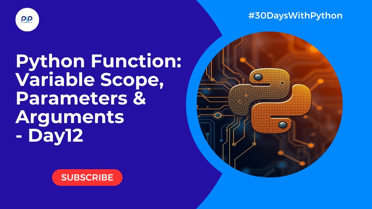 Python Function Variable Scope - YouTube