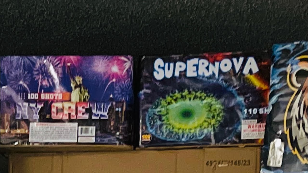 SuperNova 100 shot firework (NEW 1%er Product) #fireworks #demo #2024 # ...