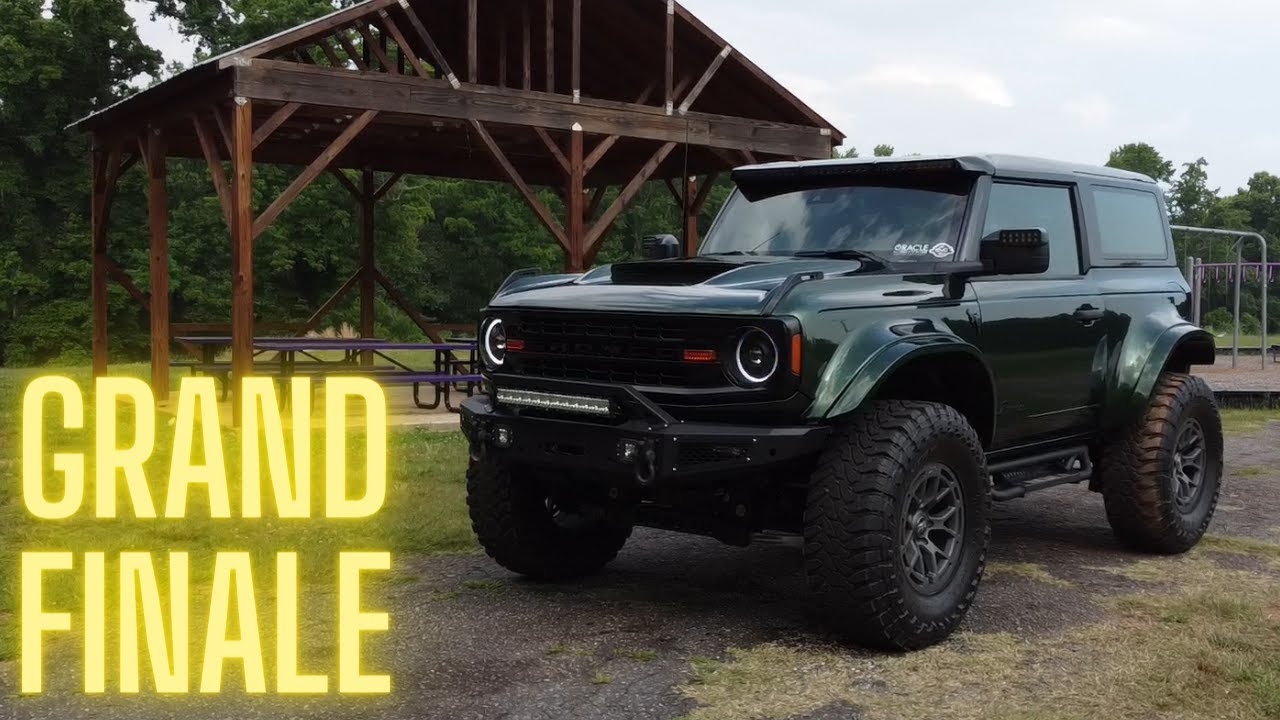 Rebuilding The Wrecked Ford Bronco Finishing Touches - YouTube