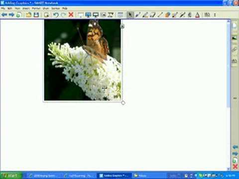SMART Notebook Software - Adding Your Own Images and Graphic - YouTube