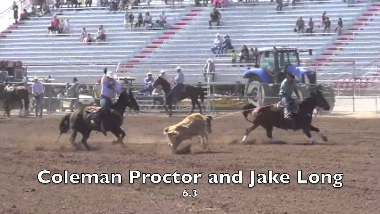Team Roping Tucson, AZ PRCA 1st round highlights - YouTube