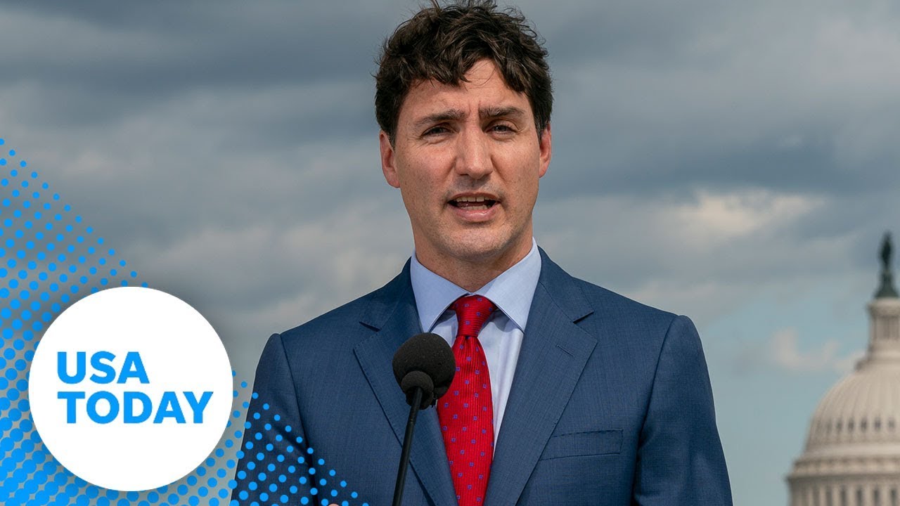 Canadian Prime Minister Justin Trudeau holds press conference at ...