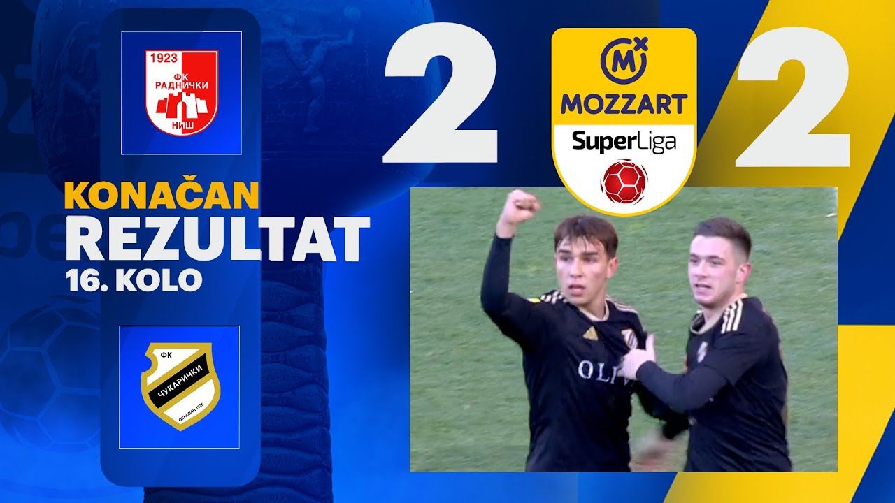Mozzart Bet Super Liga 2024 25 16 Kolo RadniČki NiŠ ČukariČki 2 2