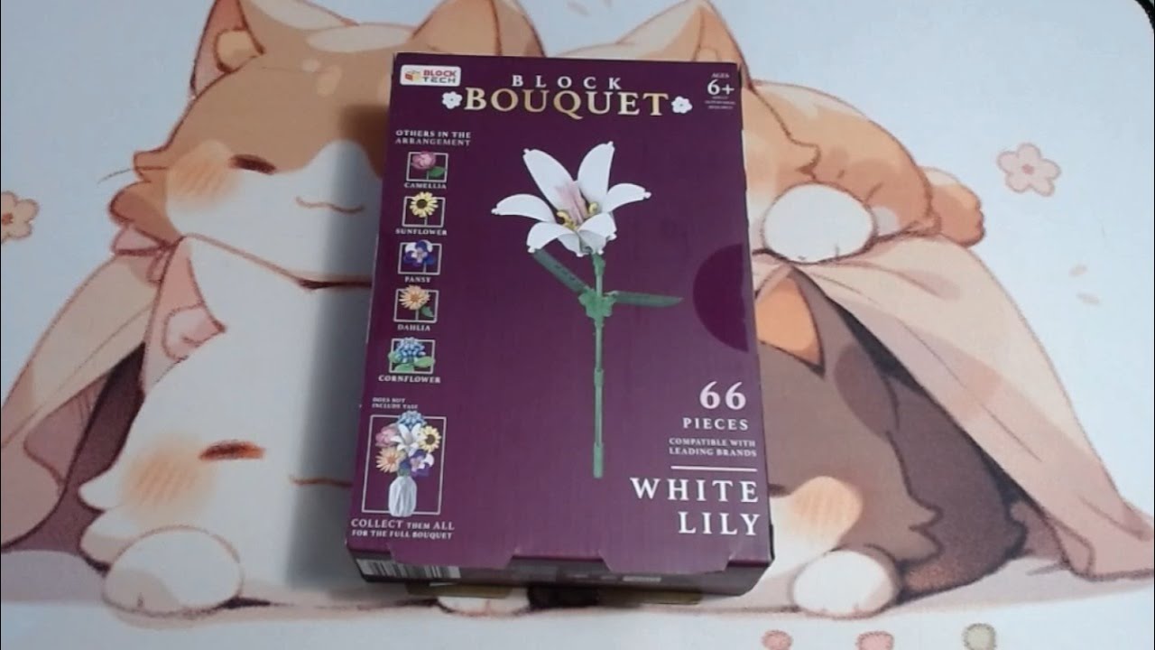 Block Bouquet White Lilly - Block Tech - Sped Up with Music - YouTube