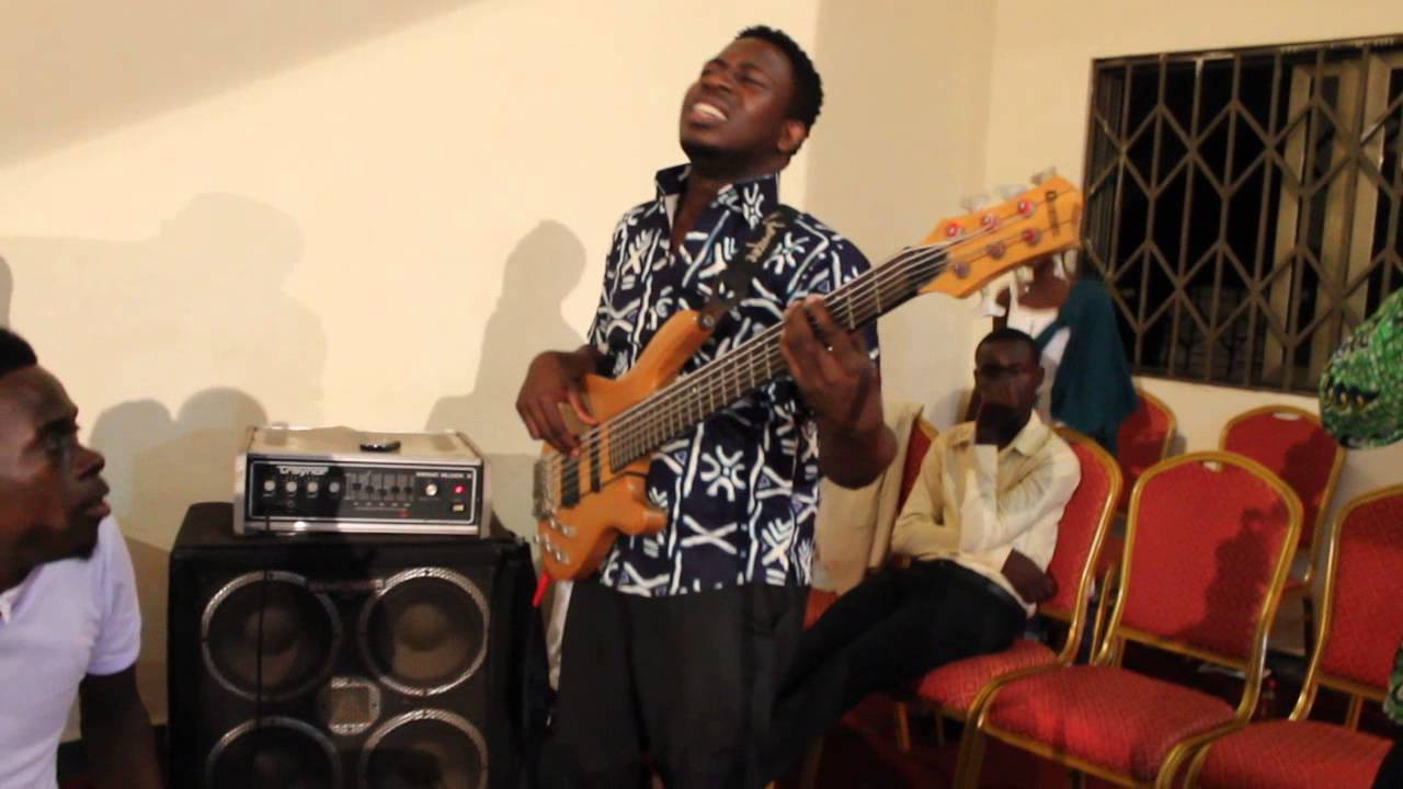Bright Osei on the bass - YouTube