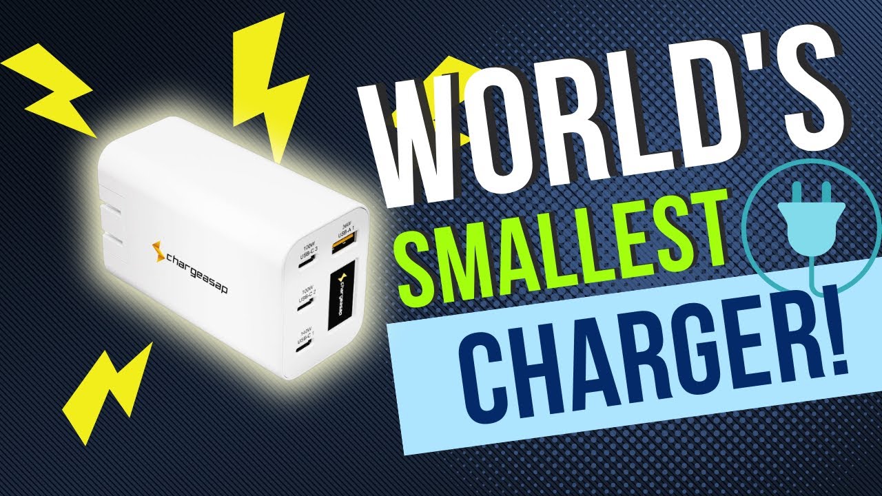 ChargeASAP Zeus - World’s SMALLEST and FASTEST 270W Travel Charger ...