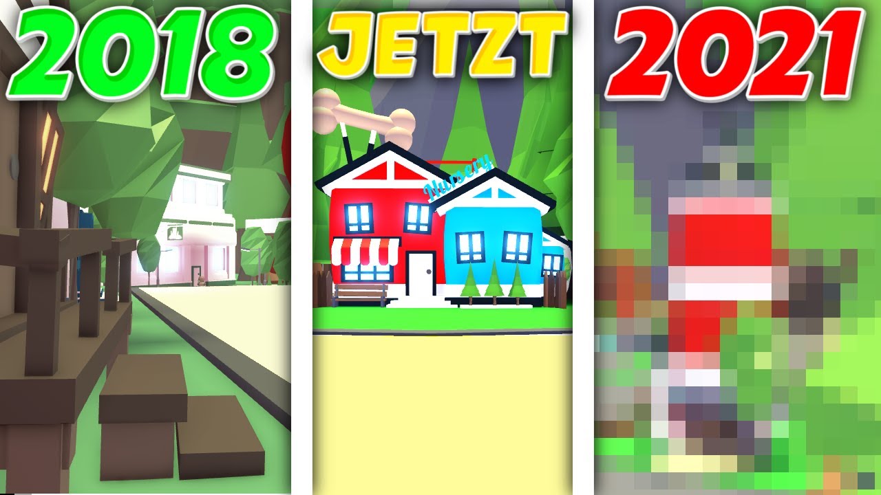 Adopt Me MAP EVOLUTION! NEUE MAP VERÖFFENTLICHT? 😱 (2018-2021) Roblox ...