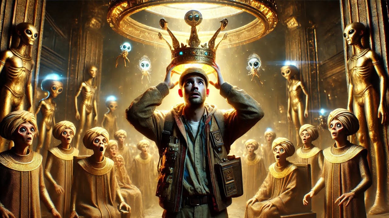 Alien Crown untouched for 10000 years until a clueless human explorer ...