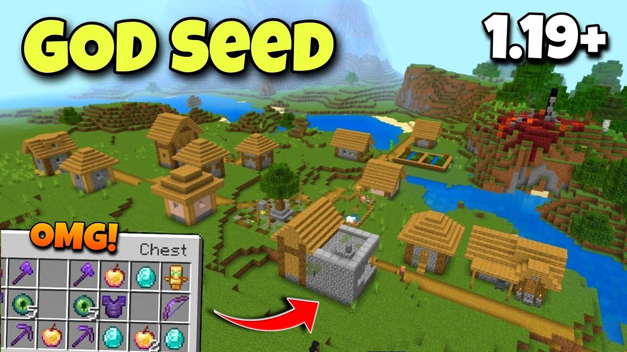 🔥[God Seed] For Minecraft Bedrock & Pocket Edition 1.19 | Seed ...