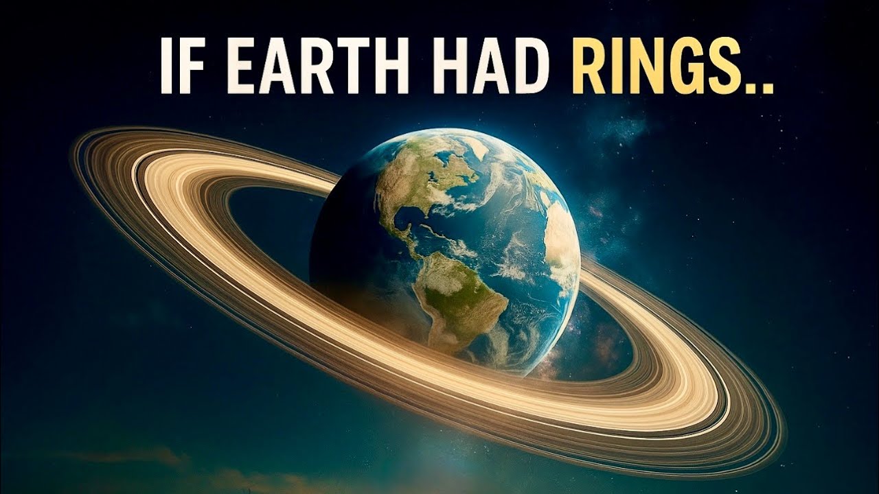 What If Earth Had Rings Like Saturn? - YouTube
