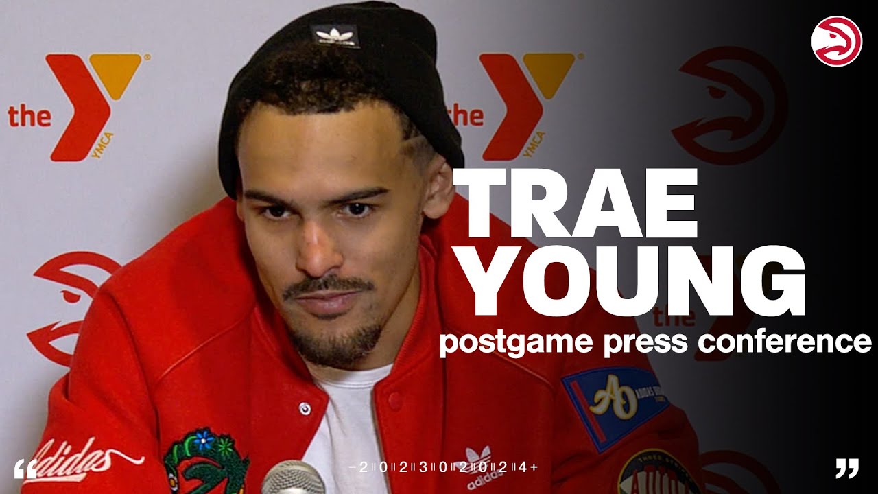 Hawks vs. Rockets Postgame Press Conference: Trae Young - YouTube