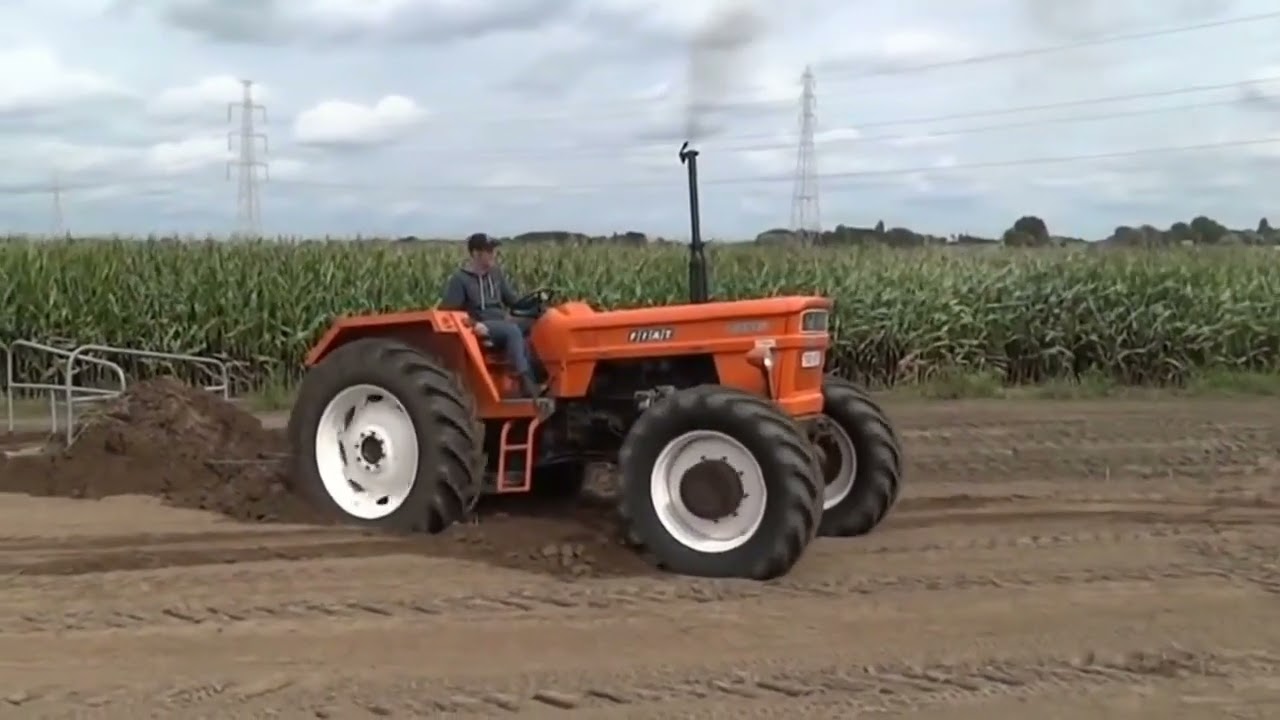 Fiat 1300 DT Tractor 4X4 Pulling and Drifting | Powerful Tractors ...