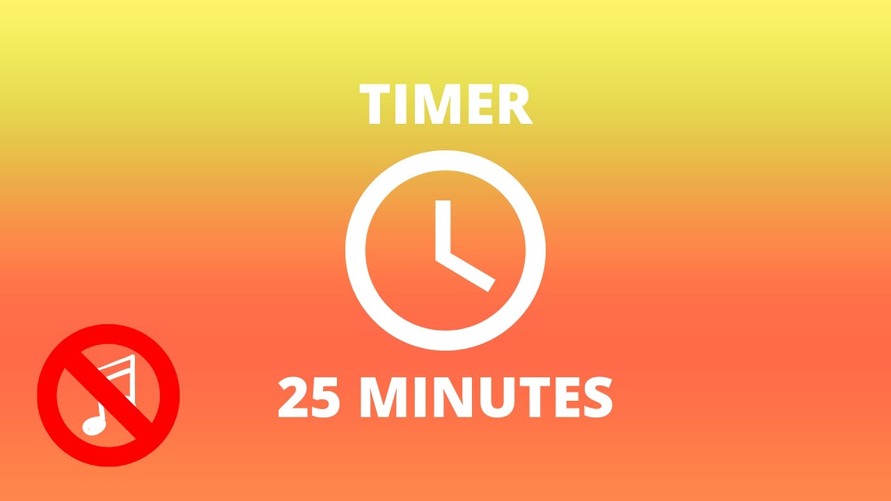 Sunset Gradient Theme - Timer Pomodoro 25 minutes - YouTube