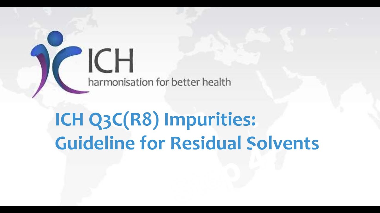 ICH Q3C-Residual Solvent #PharmaTube - YouTube
