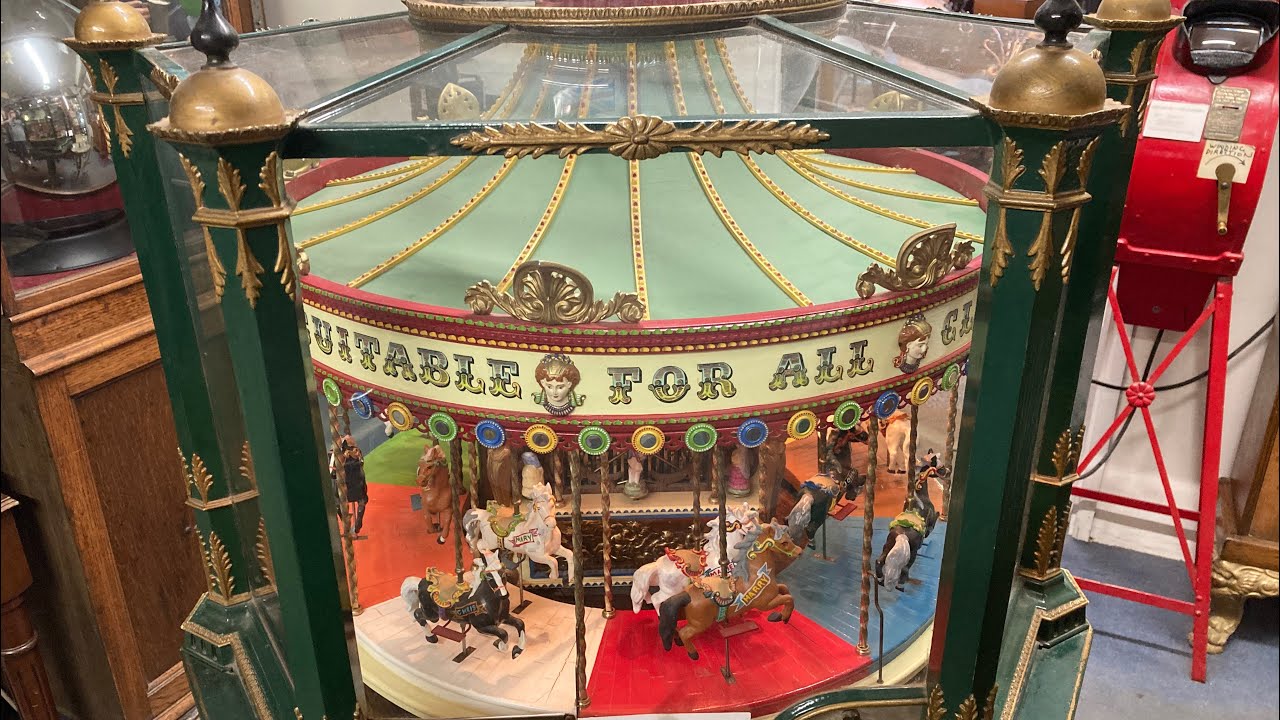 Vintage Amusements Automaton Penny Arcade Machines Beam Engine Laughing ...