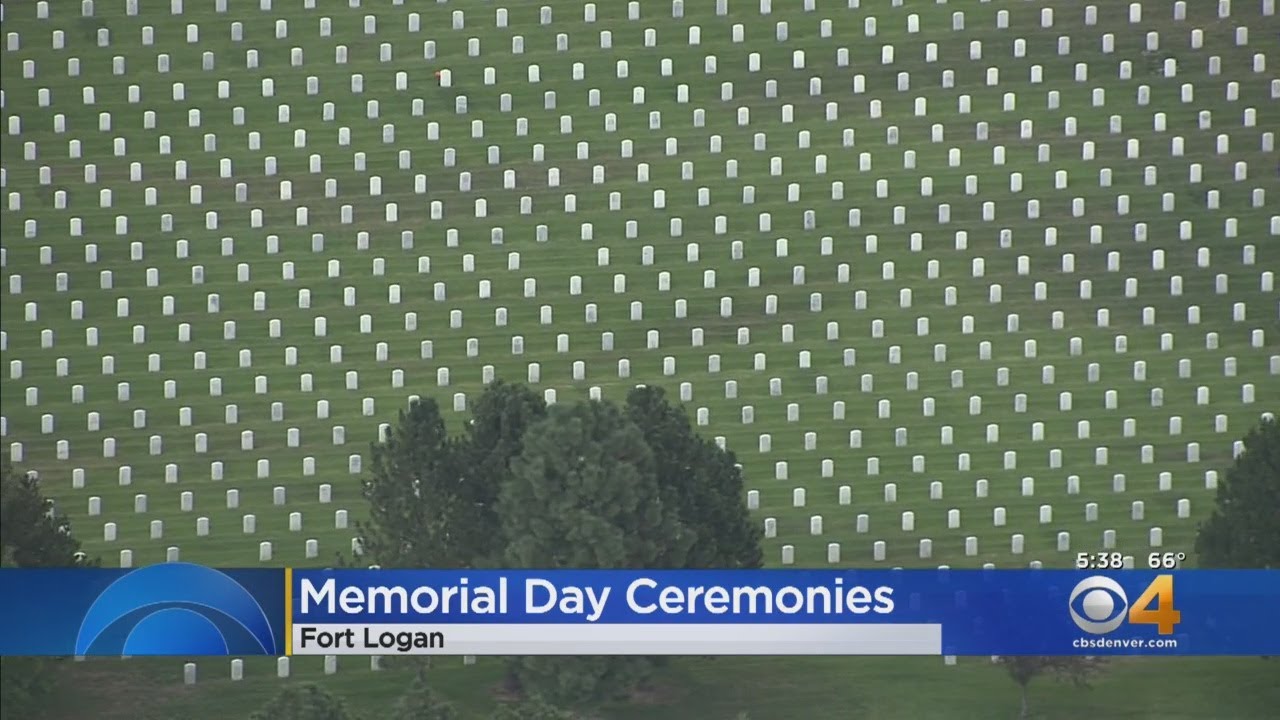 Annual Memorial Day Ceremony Being Held At Fort Logan - YouTube
