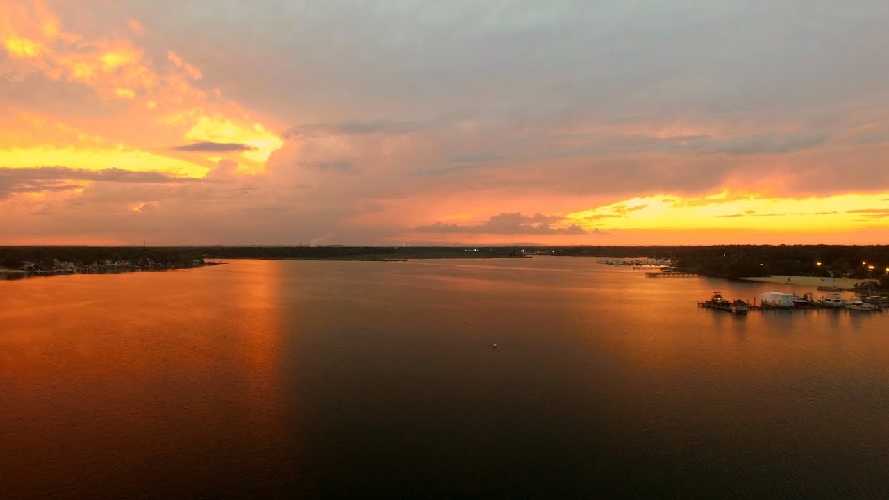 Sunset after the Rain on the Metedeconk River - YouTube