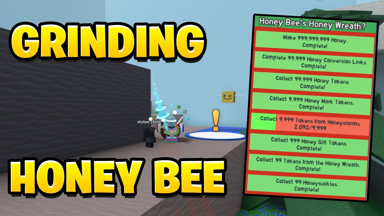 BEE SWARM SIMULATOR 🎅 GRINDING THE HONEY BEE QUEST 🎅 NEED HONEYSTORMS 🎅 ...
