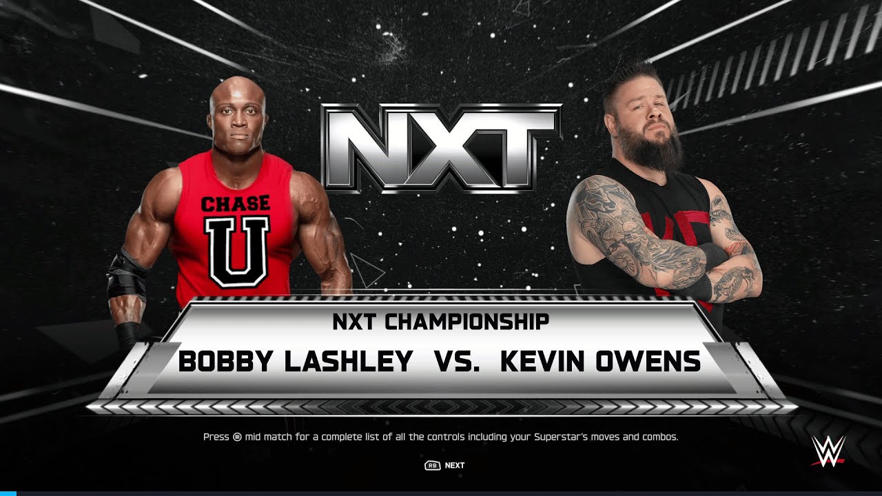 WWE 2K25 FULL MATCH — Bobby Lashley vs. Kevin Owens — The Ultimate ...