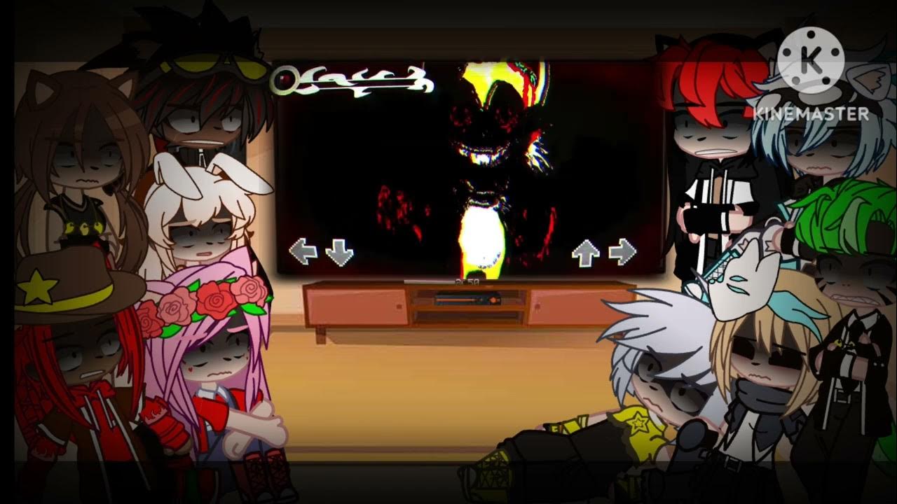 Gacha React to FNF - YouTube