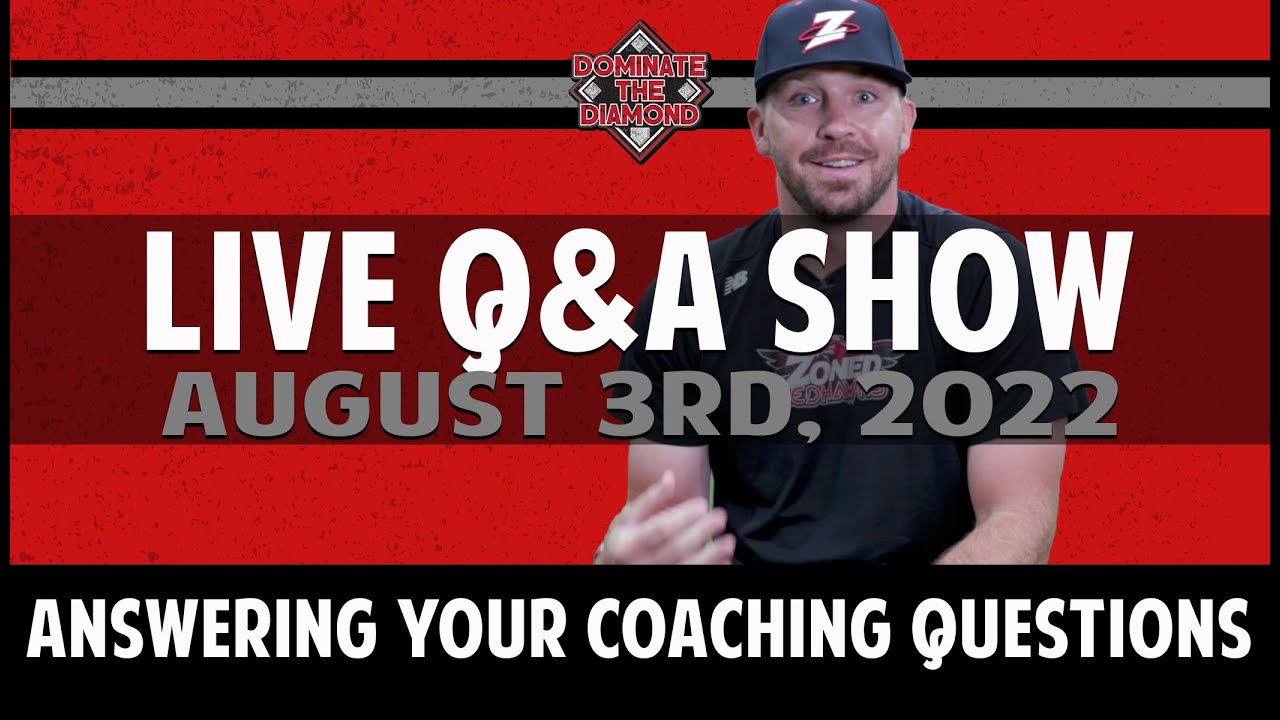 Live Youth Baseball Coaches Q&A Show! 8.3.2022 - YouTube