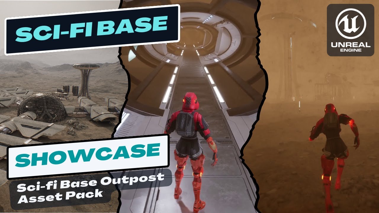 Sci fi Base Outpost Asset Pack | Showcase | Unreal Engine 5.3 - YouTube