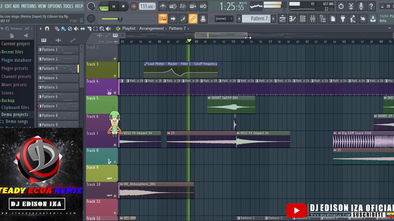 Dj Edison Iza feat dayvi baila conmigo Stedy Ecua Remix original remix ...