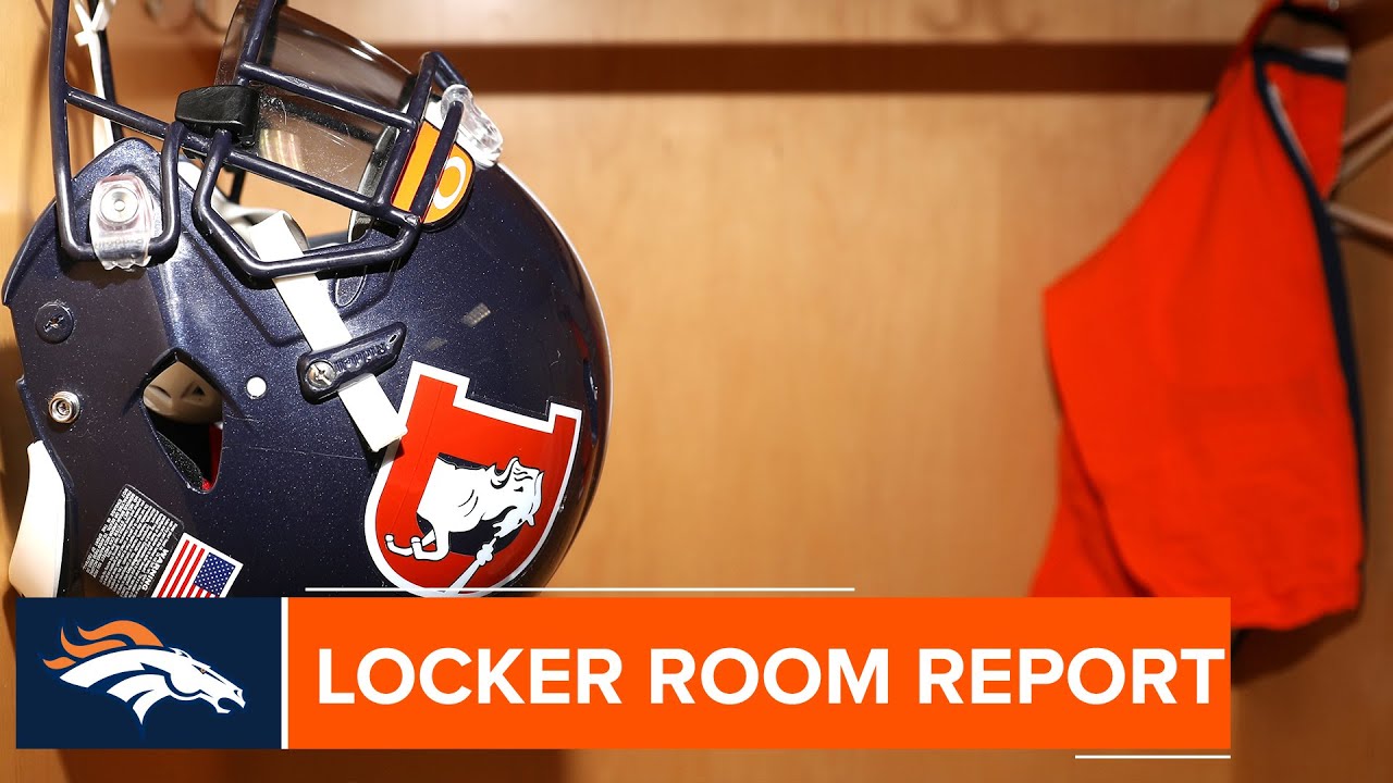 Go inside the Broncos' locker room ahead of #DETvsDEN - YouTube