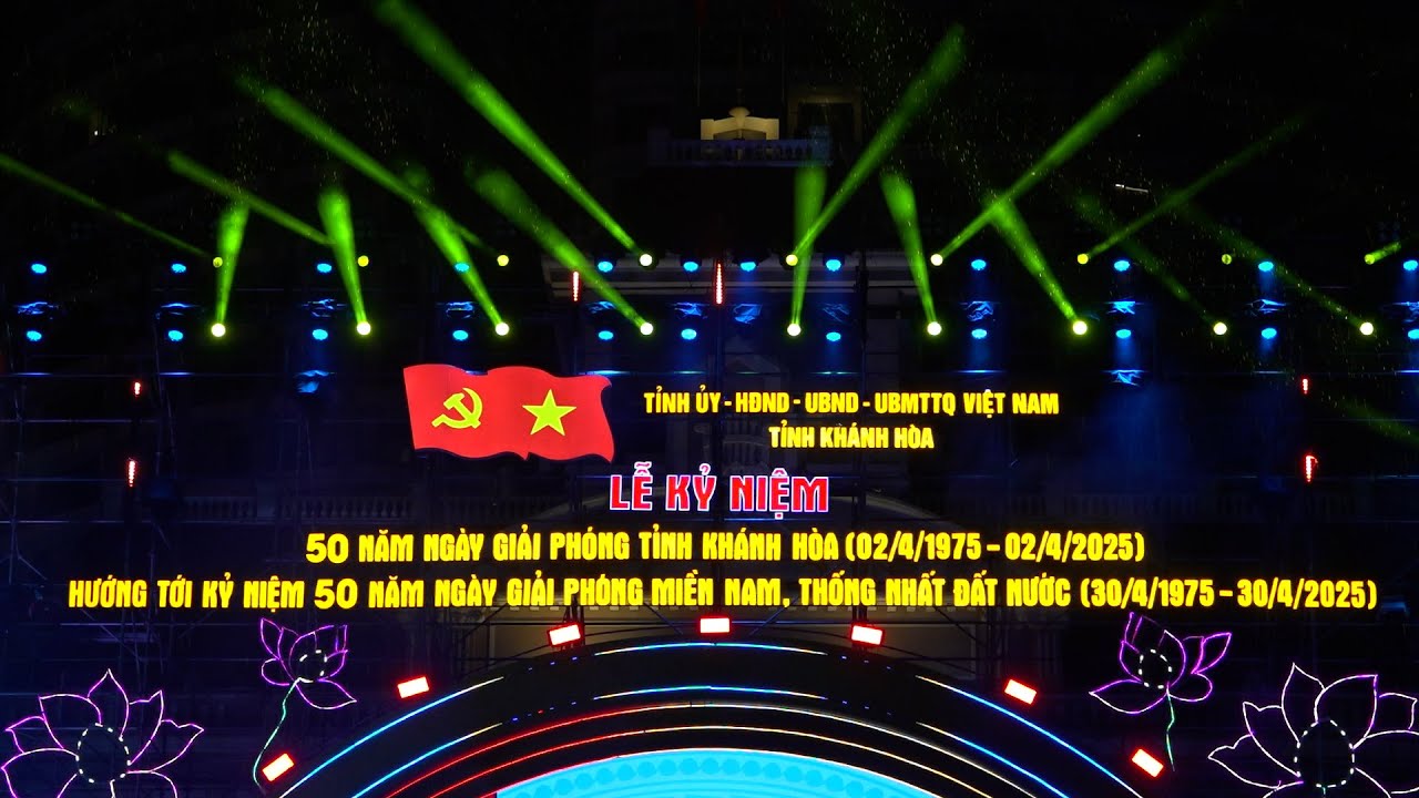 🔴 Trực Tiếp: Lễ kỷ niệm 50 năm ngày giải phóng tỉnh Khánh Hòa (02/4 ...