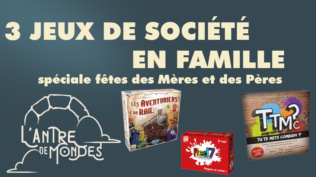 3 jeux en famille (spéciale fêtes des mères et des pères) - YouTube