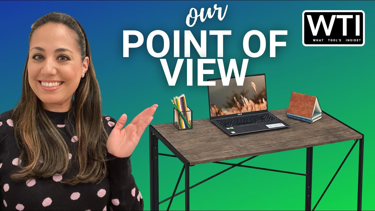 Our Point of View on Coavas Folding Computer Desk From Amazon - YouTube